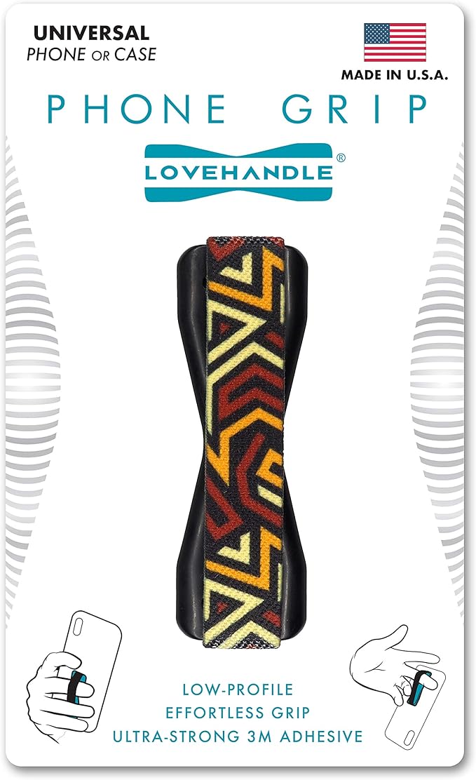 LOVEHANDLE Universal Phone Grip for Smartphones & Mini Tablets - Phone ...